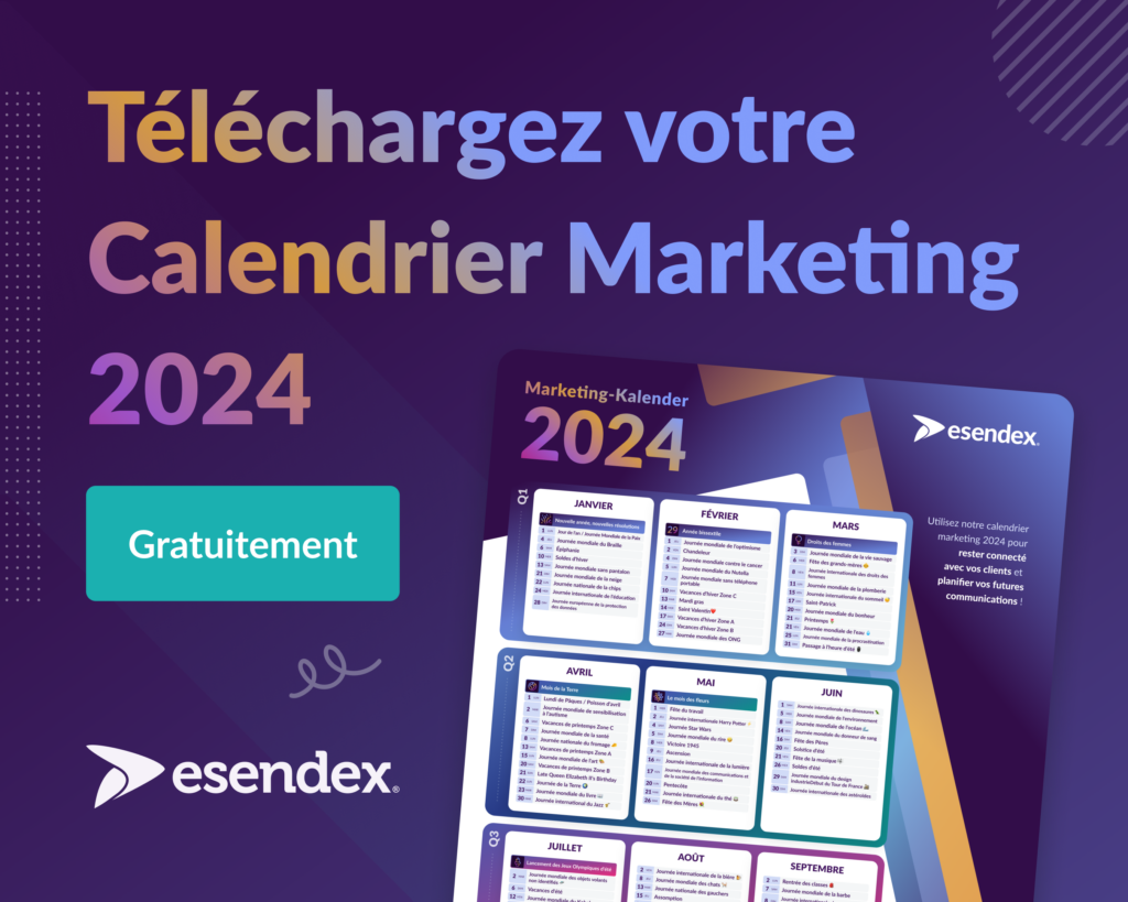 Calendrier marketing | Esendex FR